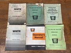 (6) Oliver + White Tractor Manuals - Aumann Auctions, Inc.