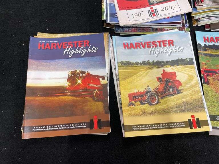 IH Harvester Highlights + Red Power Magazines - Aumann Auctions, Inc.