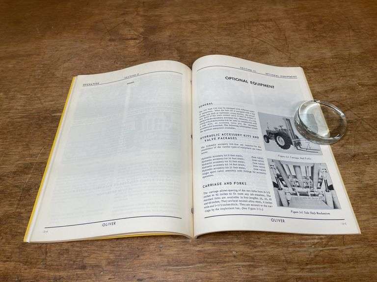Oliver + White Manuals + Decals - Aumann Auctions, Inc.