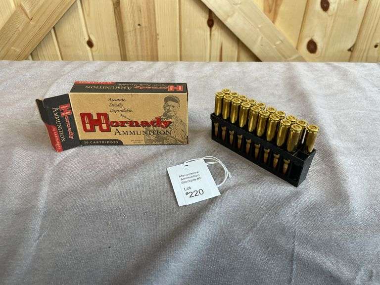7 Boxes Hornady 75 Gr. BTHP Match .223, 1 Box 110 Gr. V-Max .300 ...