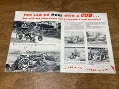 (3) IH Farmall Cub Tractor Sales Literature - Aumann Auctions, Inc.