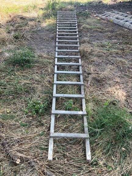Homemade Wooden Orchard Ladders - Aumann Auctions, Inc.