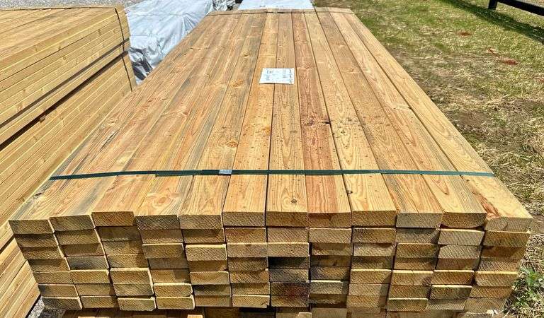 Binderholz German Spruce Boards - Beckort Auctions, LLC