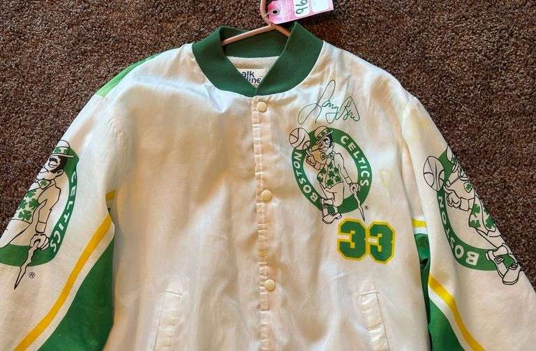 Vintage Chalk Line Boston Celtics Larry Bird Themed Jacket - Beckort ...