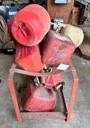 Barrel Stand & Fuel Cans - Beckort Auctions, LLC