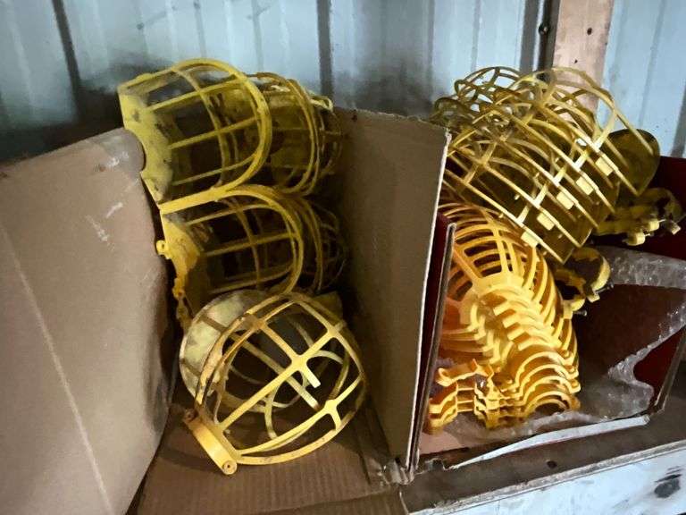 Plastic light shields, light bulbs, etc.