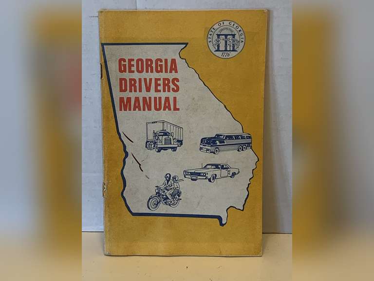 1960S GEORGIA'S DRIVER'S MANUAL WITH YOUNG JIMMY CARTER AS EXECUTIVE OF ...