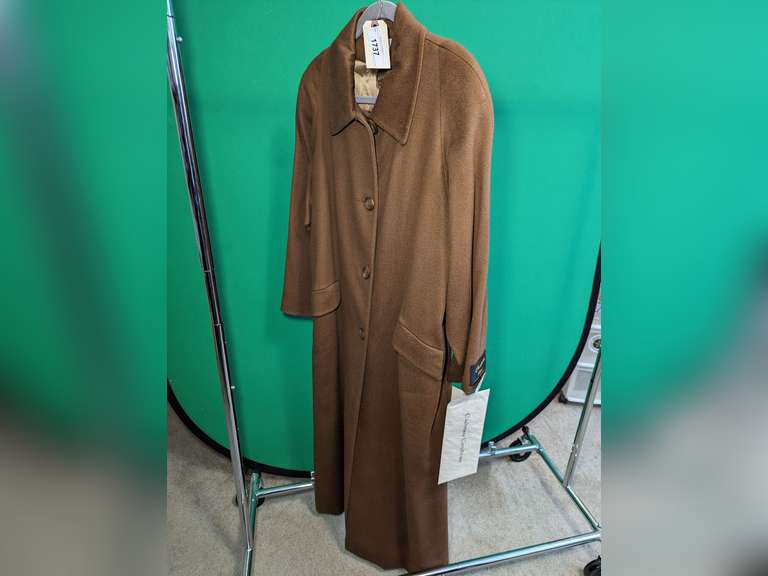 LUXURIOUS ELEMENTS CASHMERE COAT WITH TAGS, SIZE 12 - BR2 - L.W. Benton ...