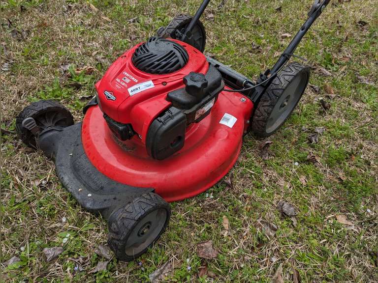 CRAFTSMAN M115 PUSH MOWER, APPEARS TO BE IN GOOD CONDITION - SIDE - L.W ...