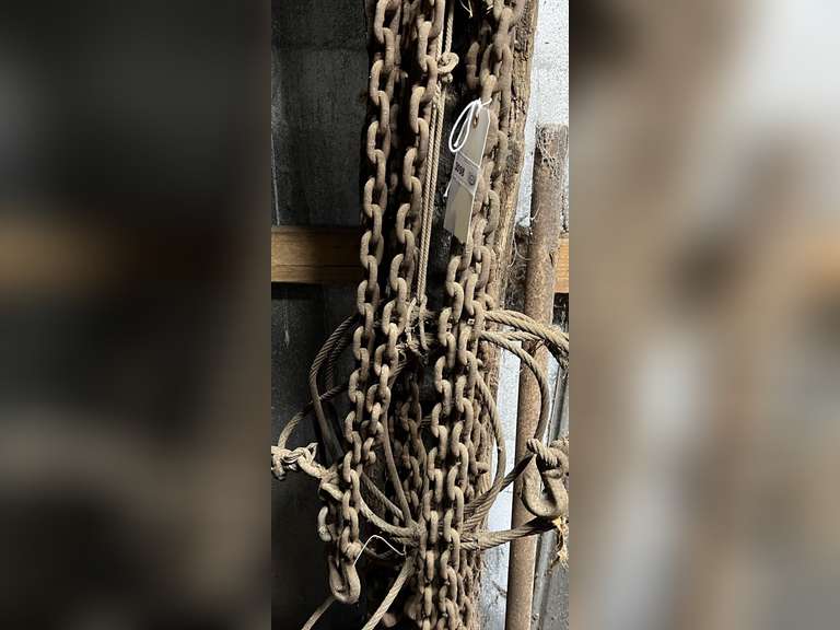 Barn 2… heavy duty chain with hooks, also includes cable with hooks ...