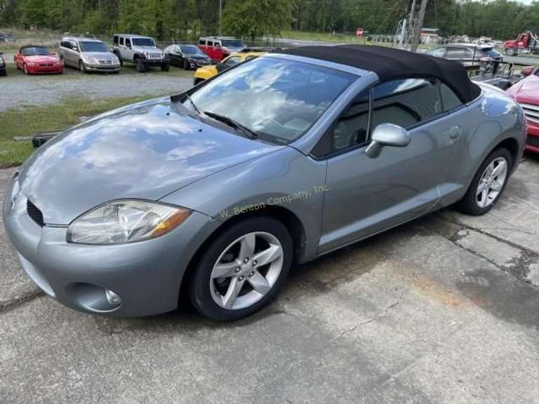 2007 Mitsubishi Eclipse Spyder Convertible GS I4, - L.W. Benton Company ...