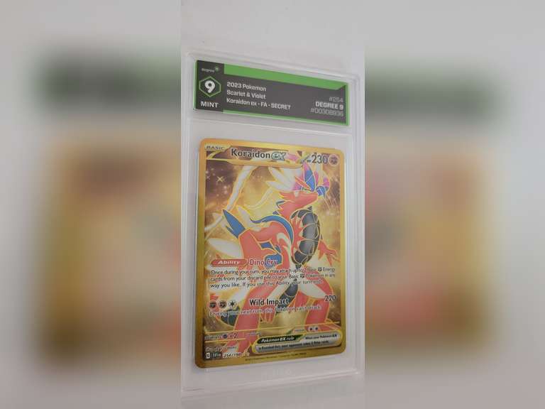 2023 POKEMON, SCARLET & VIOLET, KORAIDON EX-FA-SECRET - DEGREE 9 MINT ...