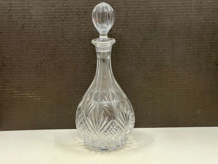 KIT… BEAUTIFUL CRYSTAL DECANTER, BELIEVED TO BE GODINGER DUBLIN SHANNON ...