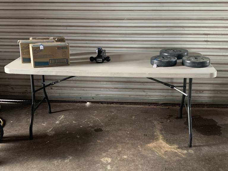 SAMSONITE 6 FT FOLDING TABLE - LOWER SHOP - L.W. Benton Company, Inc.