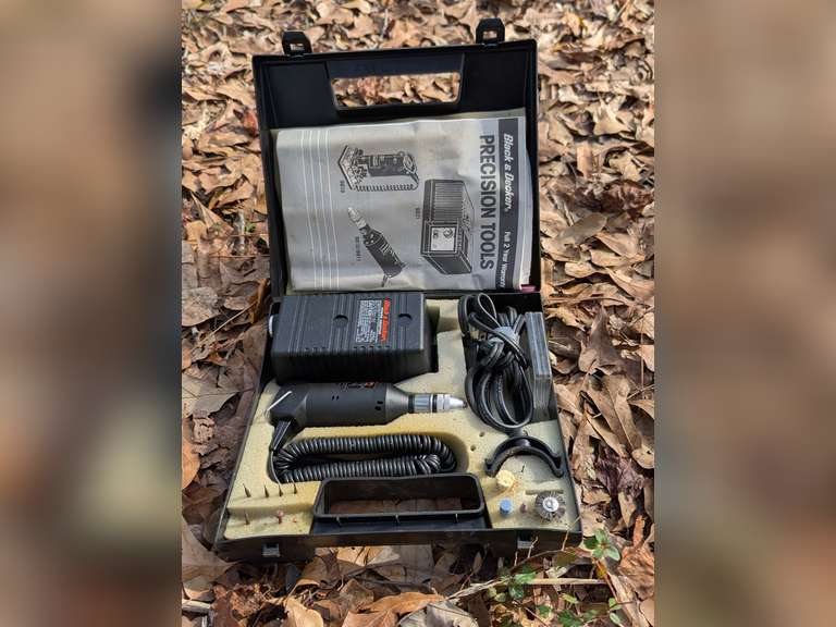 BLACK & DECKER PRECISION ROTARY TOOL WITH CASE - STORAGE SHED RIGHT OF ...