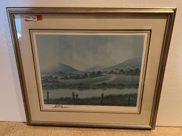 BR4… Framed, matted, signed and numbered Butler Brown print, “Georgia ...