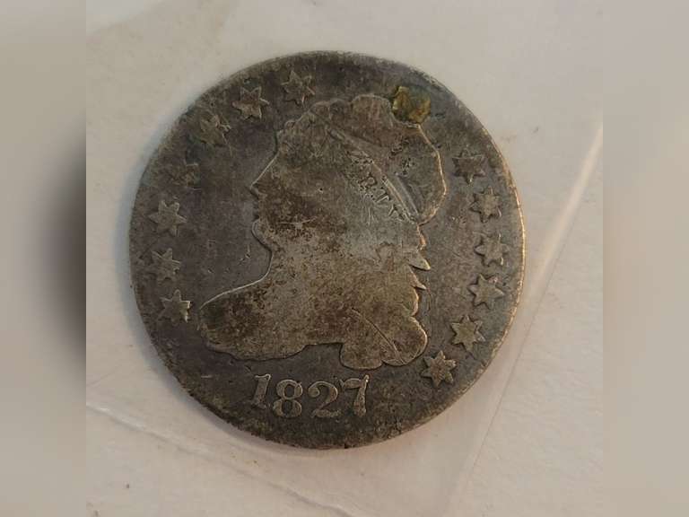 1827 10 CENTS HOLED COIN - L.W. Benton Company, Inc.