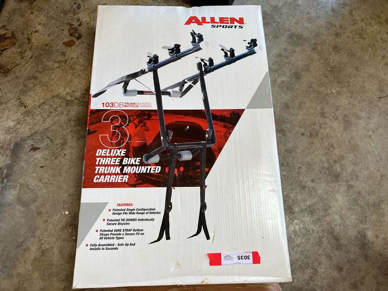 GR2… Allen sports deluxe three bike trunk mounted carrier, comes in ...