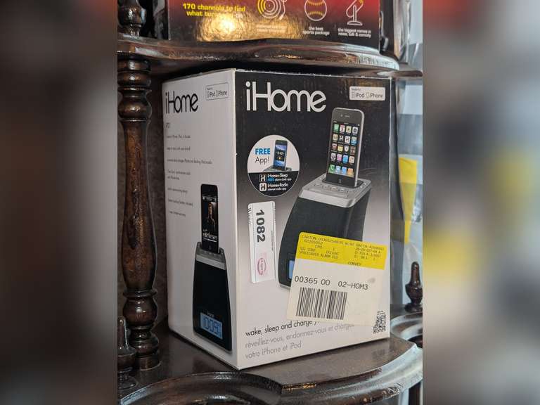 IHOME (IPHONE) DOCKING STATION IN ORIGINAL BOX - LIVING ROOM - L.W ...