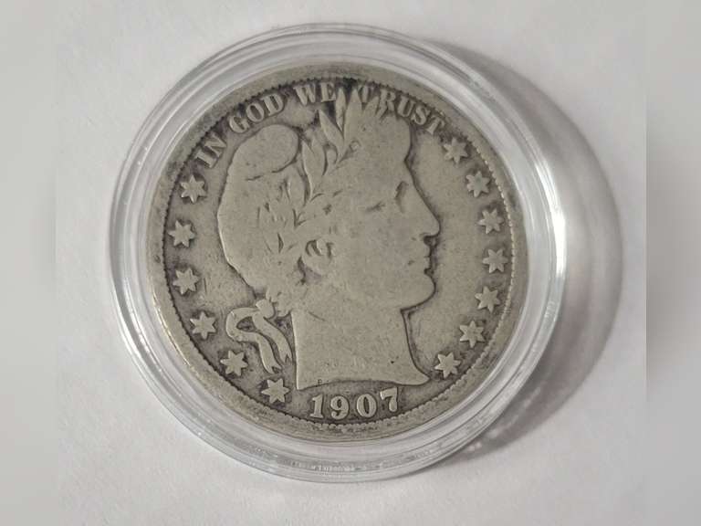 1907-O BARBER HALF DOLLAR COIN - L.W. Benton Company, Inc.