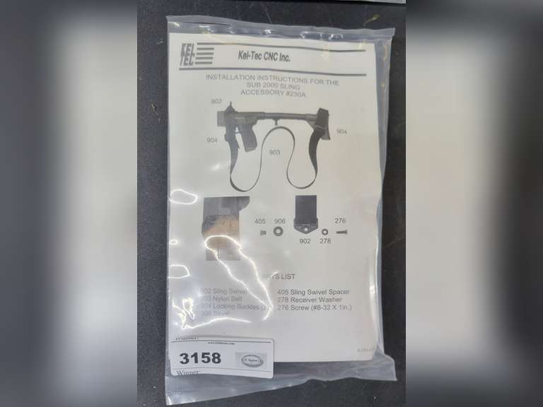 KEL-TEC SUB 2000 SLING - L.W. Benton Company, Inc.