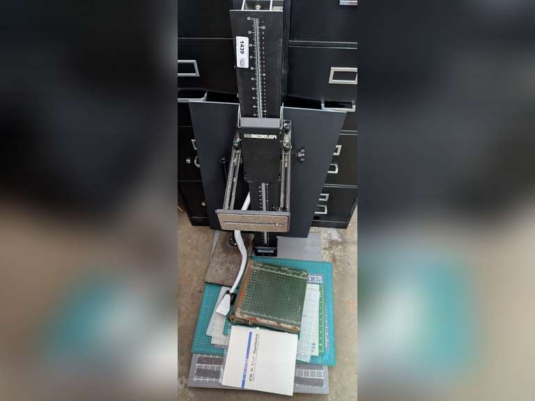 BESELER COPY STAND, EZ MOVES FURNITURE LIFT, GRAPH MEASURING SHEETS ...