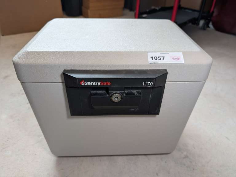 SENTRY SAFE MODEL 1170 FIREPROOF FILE BOX - DINING ROOM - L.W. Benton ...