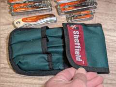 SHEFFIELD STAINLESS KNIFE AND MULTI-TOOL SET WITH HOLSTER - HALL 1 - L.W. Benton Company, Inc.