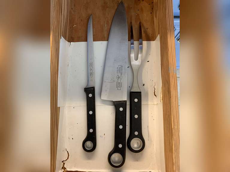 3 PIECE SWEDISH KNIFE & FORK SET "SCOFT BOTZ" - KITCHEN - L.W. Benton ...