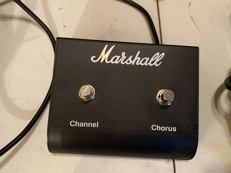 MARSHALL AMP CHANNEL/REVERB FOOTSWITCH - MUSIC ROOM - L.W. Benton ...