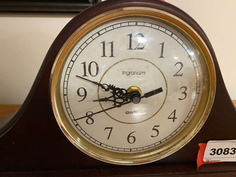 APT… Ingram quartz battery operated mantle clock, see pictures or ...
