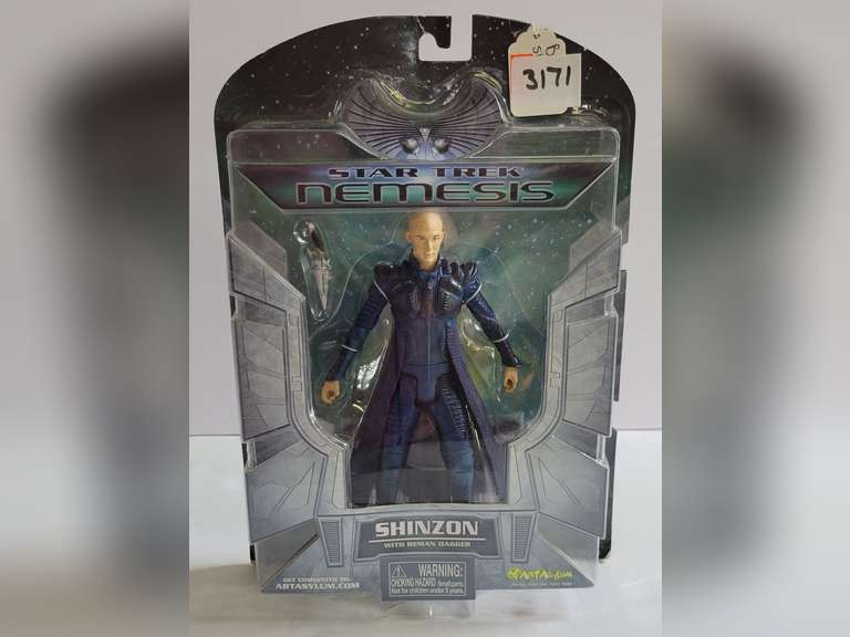 Star Trek Nemesis SHINZON with Reman Dagger Action Figure - L.W. Benton ...
