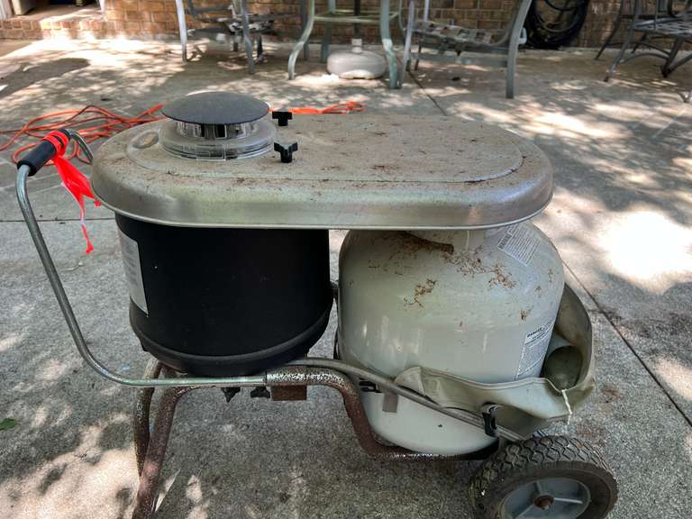 Patio…Skeetervac, The Mosquito Exterminator, runs on propane and comes ...