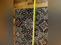 DEN… Decorative area rug, approximately 8’ X 13’, see pictures for ...