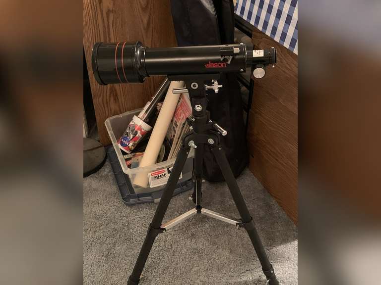 JASON MODEL 319 MERCURY ASTRONOMICAL TELESCOPE, CASE, SPACE POSTER ...