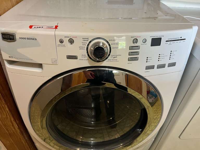Utility… Maytag 3000 series front loading washer, powers up, see ...