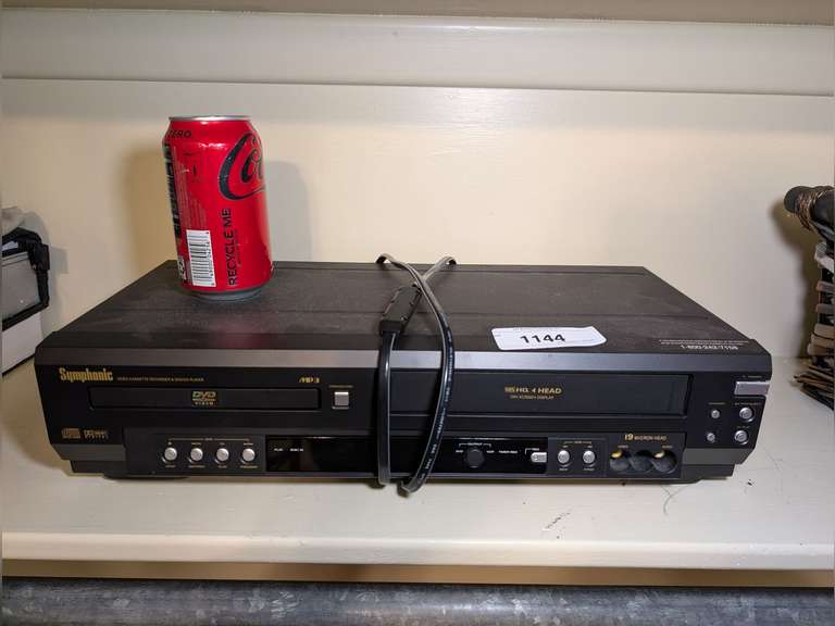 SYMPHONIC VIDEO CASSETTE RECORDER AND DVD/CD PLAYER - OFFICE - L.W ...