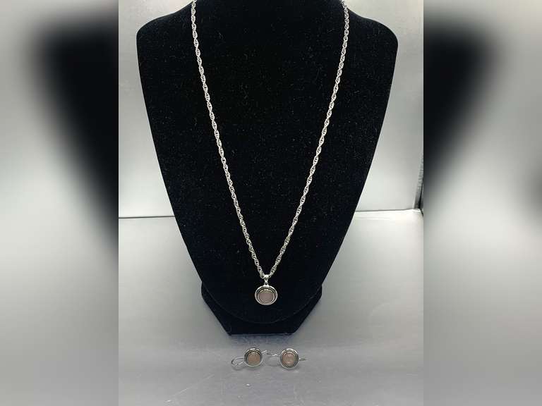 HONORA 20" BRONZE WITH STERLING SILVER OVERLAY WITH 925 STERLING ...