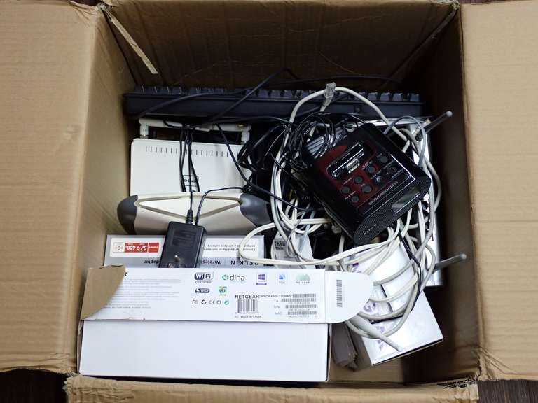 Box Lot of Miscellaneous Electronics - L.W. Benton Company, Inc.