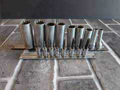 SNAP-ON 3/8-IN DRIVE 12 POINT DEEP WELL SOCKET AND 1/4-IN DRIVE ALLEN ...