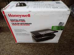 Honeywell Digital Steel Security Box with paperwork and keys - L.W ...