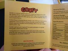 2014 NIUE $2 GOOFY 1 OZ. SILVER COIN - NGC PROOF 70 ULTRA CAMEO W ...