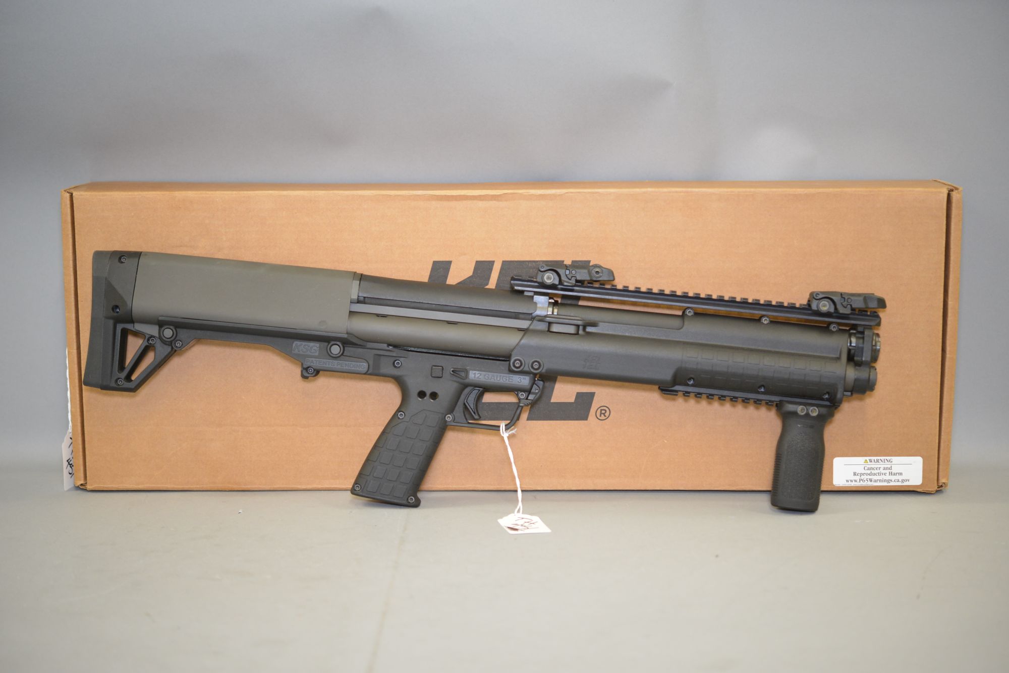 Kel-Tec model KSG Dual Magazine Fed Pump Action 12 Gauge Shotgun,