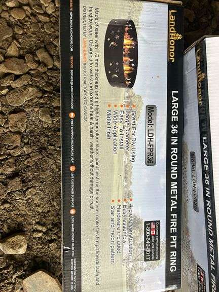 SHED- LARGE 36 IN ROUND METAL FIRE PIT RING - Ford Brothers, Inc.