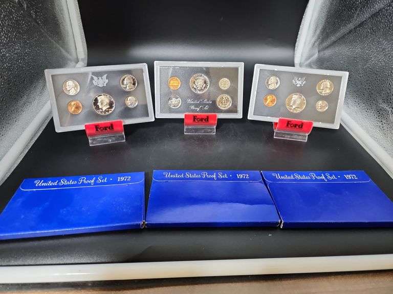 S-THREE 1972 PROOF SETS - Ford Brothers, Inc.
