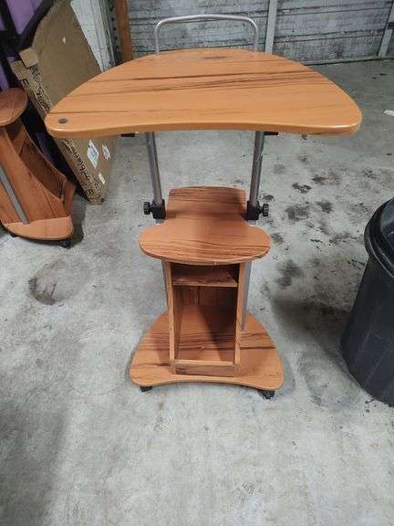 ADJUSTABLE HEIGHT ROLL AROUND LAPTOP OR READING DESK - Ford Brothers, Inc.