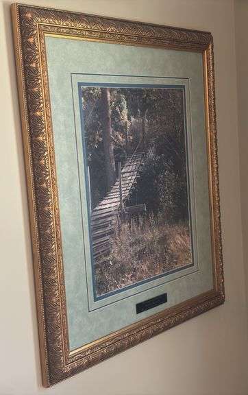 Framed Swinging Bridge Print - Ford Brothers, Inc.