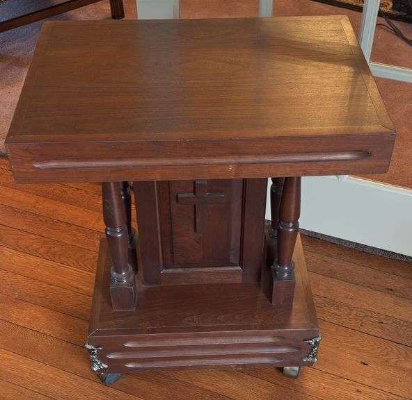 Antique Wooden Kneeler Prayer Stand - Ford Brothers, Inc.