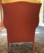 Fairfield Maroon Wingback Chair - Ford Brothers, Inc.