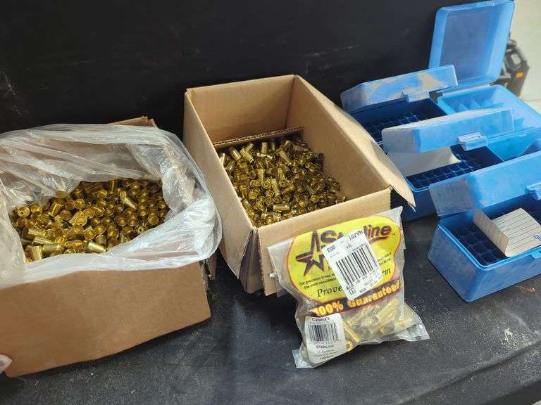 45 - 357 - 38 SPECIAL - ALL BRASS CASES- DILLION PRECISION AMMO BOXES ...